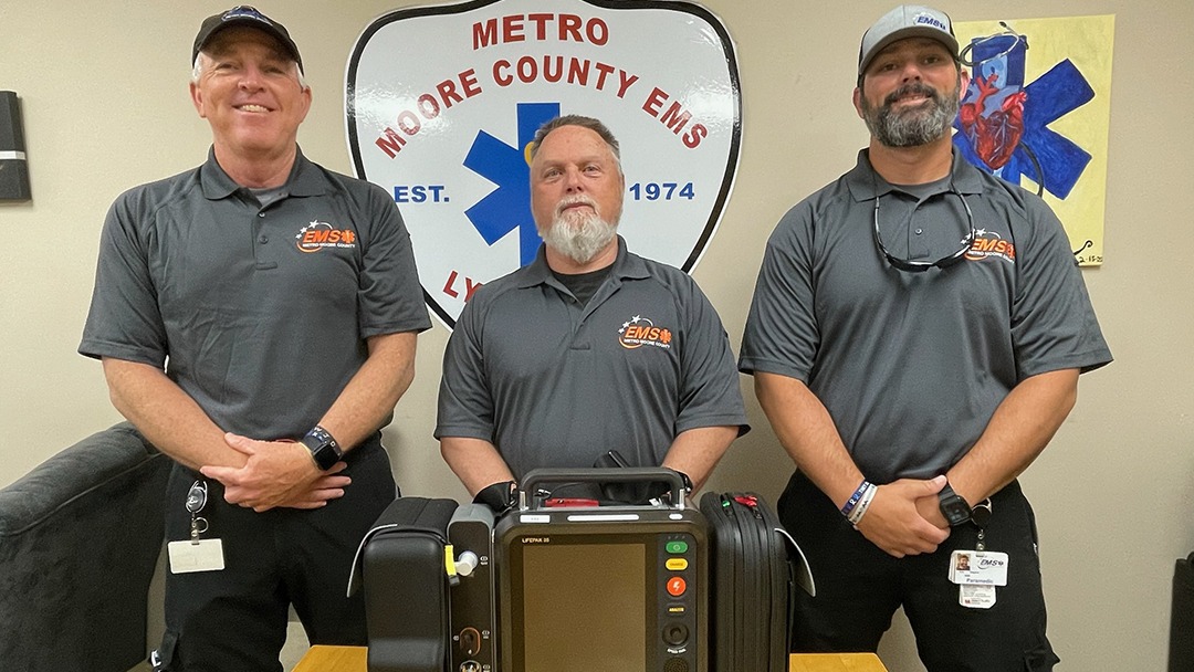 EMS adds state-funded cardiac monitors • Moore County Observer